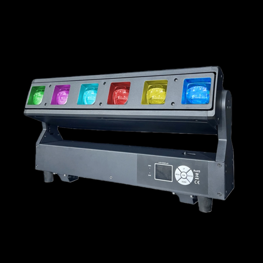 6*40W Pixel Zoom Bar Moving Head - Moving Heads DJ Lighting